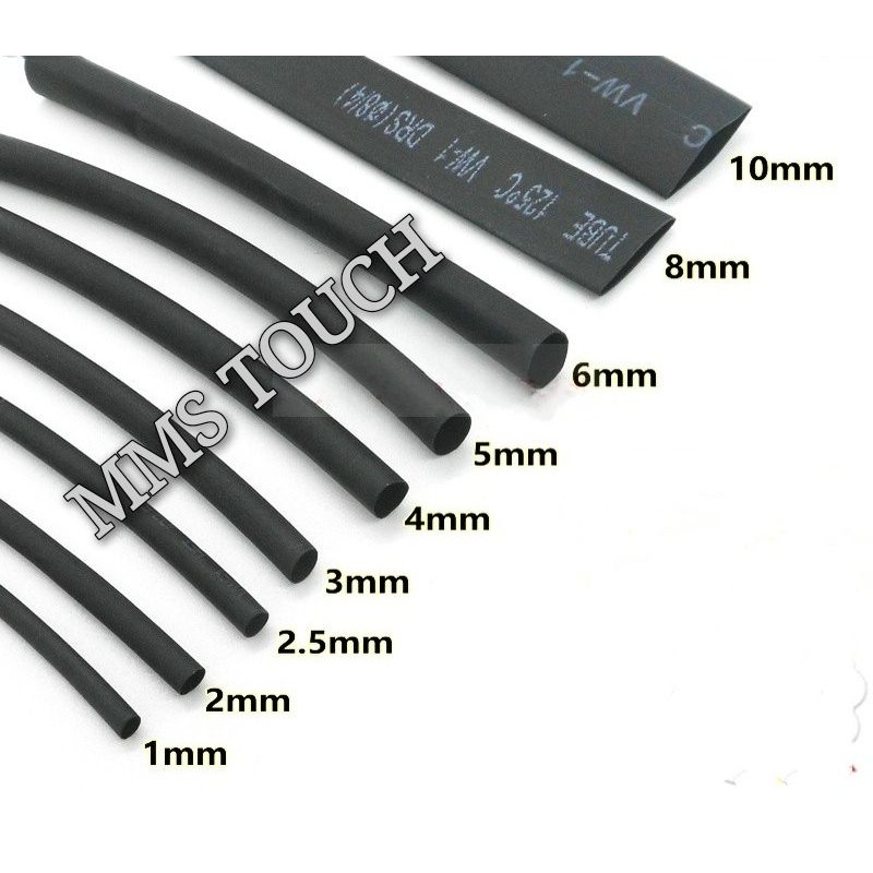 Heat Shrinkable Tubing Dia 1 5mm 15mm Shopee Malaysia