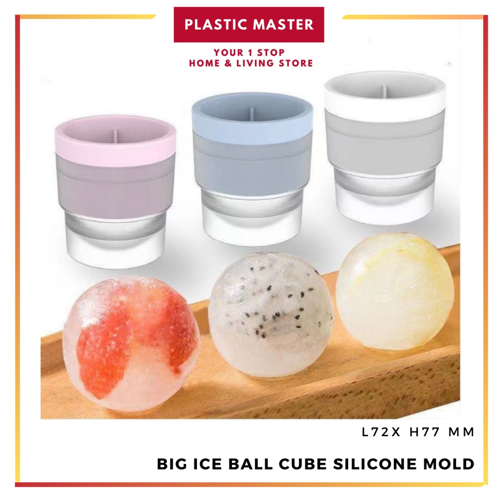 Silicone Ice Ball Maker Home Freezer Accessories Cub Food Grade Ice ...