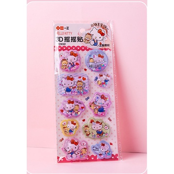 Cute Sanrio 3D Wobble sticker Cinnamoroll wobble sticker My Melody ...