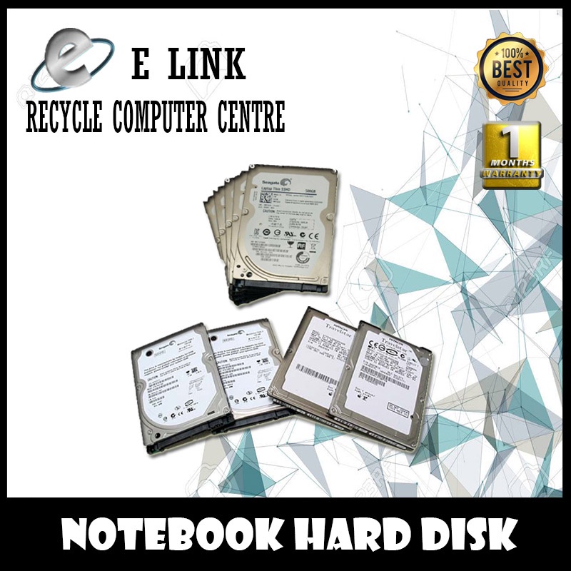 Laptop/Notebook Hard Disk Drive 2.5 SATA 80GB / 120GB / 160GB / 250GB ...