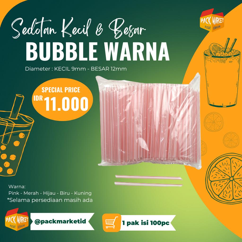 Small & Large Bubble Straws - Striped Motifs - 1 pack contains around ...