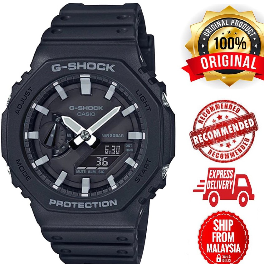 G-Shock GA-2100-1AJF Carbon Core Guard (Japan Set) | Shopee Malaysia