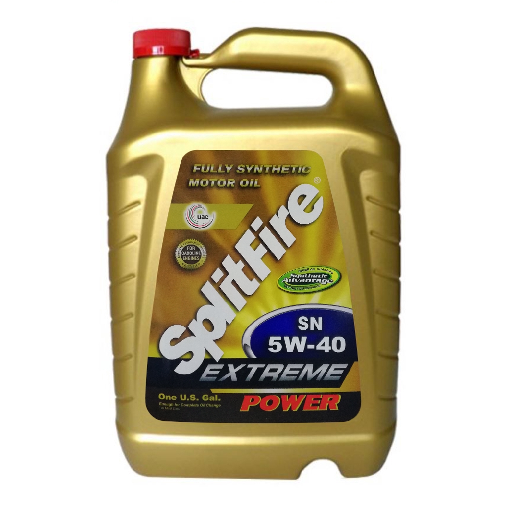 SplitFire Extreme Racing SN 5W-40 3.79L GF-4 Fully Synthetic Engine Oil ...