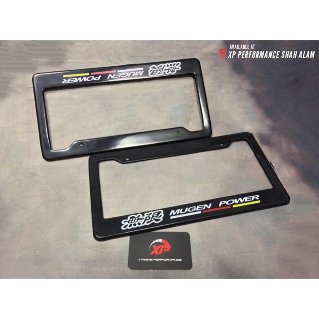 FRAME NO PLATE 28CM 10CM GREDDY JDM MUGEN NISMO RALLIART SKUNK2 SPARCO ...