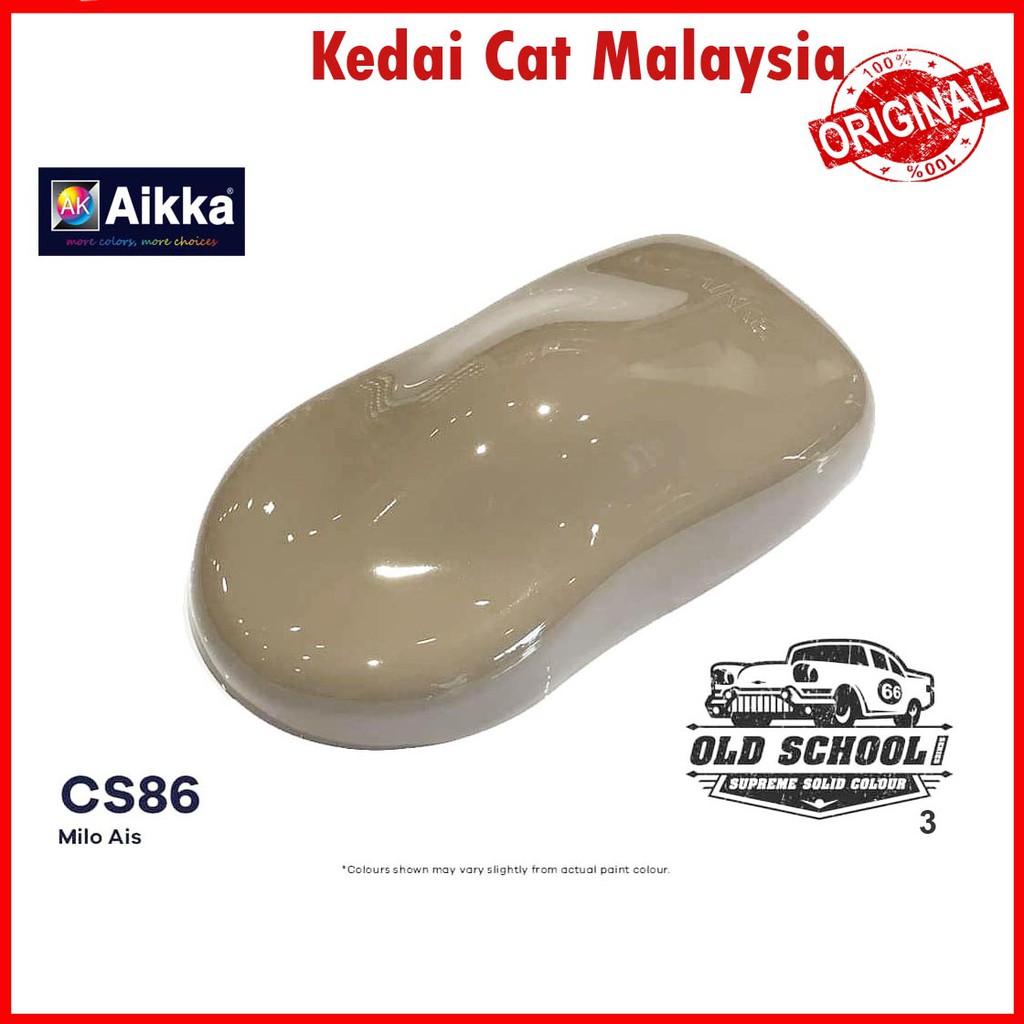 AIKKA CS86 MILO AIS / OLD SCHOOL SUPREME SOLID COLOUR 2K CAR PAINT / Cat kereta | Shopee Malaysia