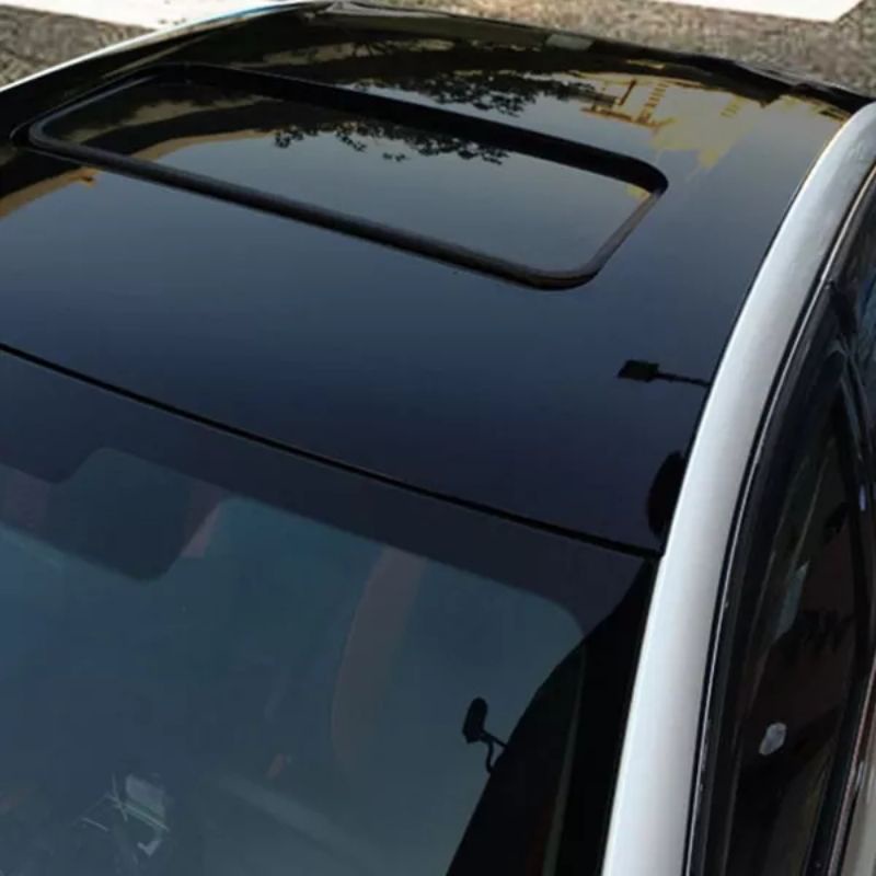Vinyl High Glossy Black Roof Glass Sticker Car Wraps Motorbikes And ...