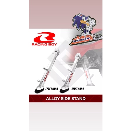 RCB Racing Boy - Alloy side stand Universal (210mm) (185mm) | Shopee ...