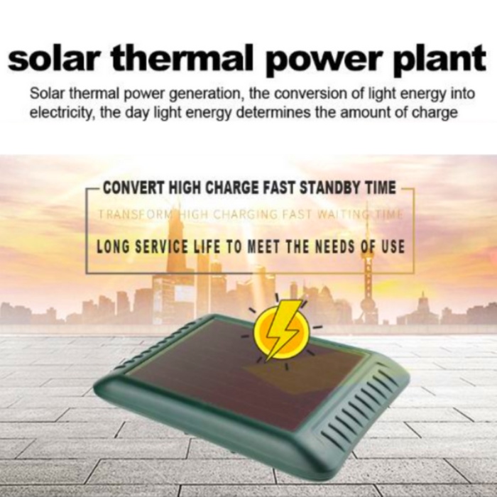 Solar Pest Reject Pest Repeller Wide Range Ultrasonic Animal Repeller ...