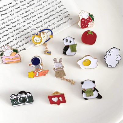 Cute Cartoon Pin | Shopee Malaysia