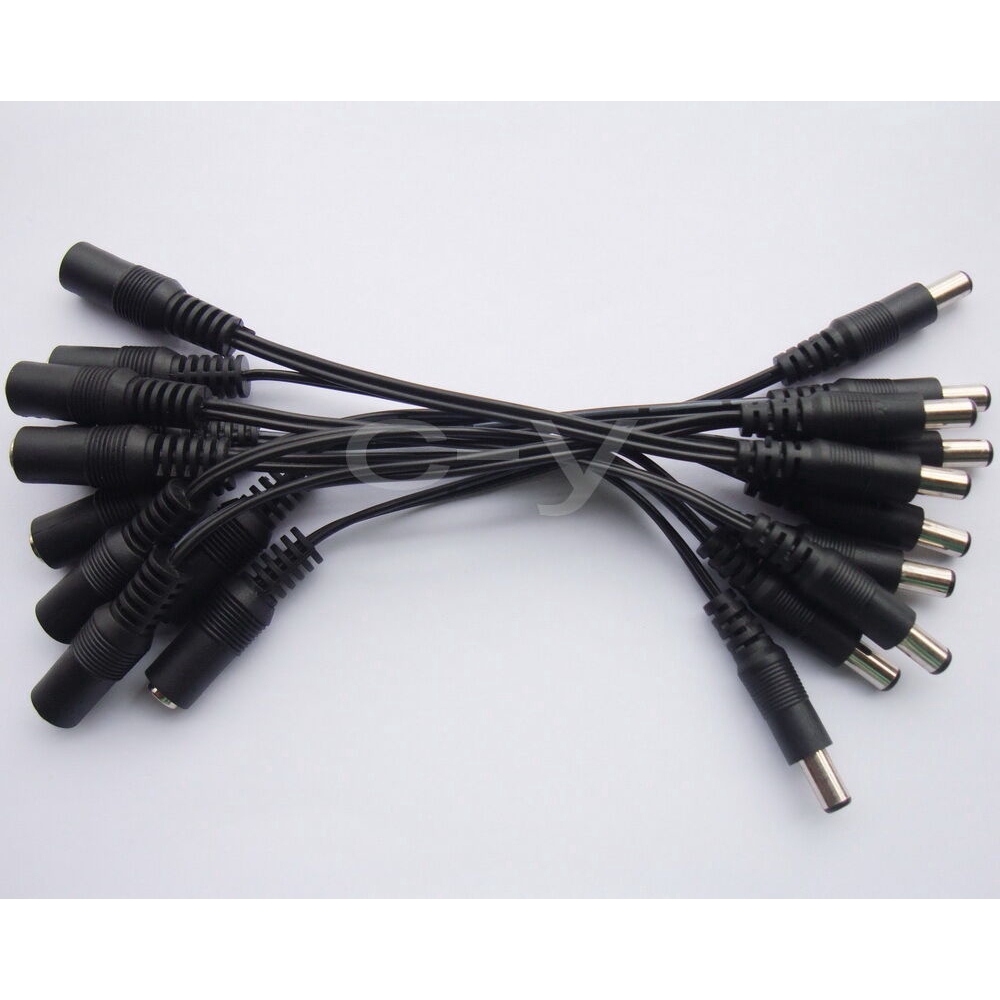10pcs Female to Male DC plug Power Adapter Extension Cable 5.5mm 2.1mm 2.5mm 4.8mm 4.0mm 1.7mm 3 ...