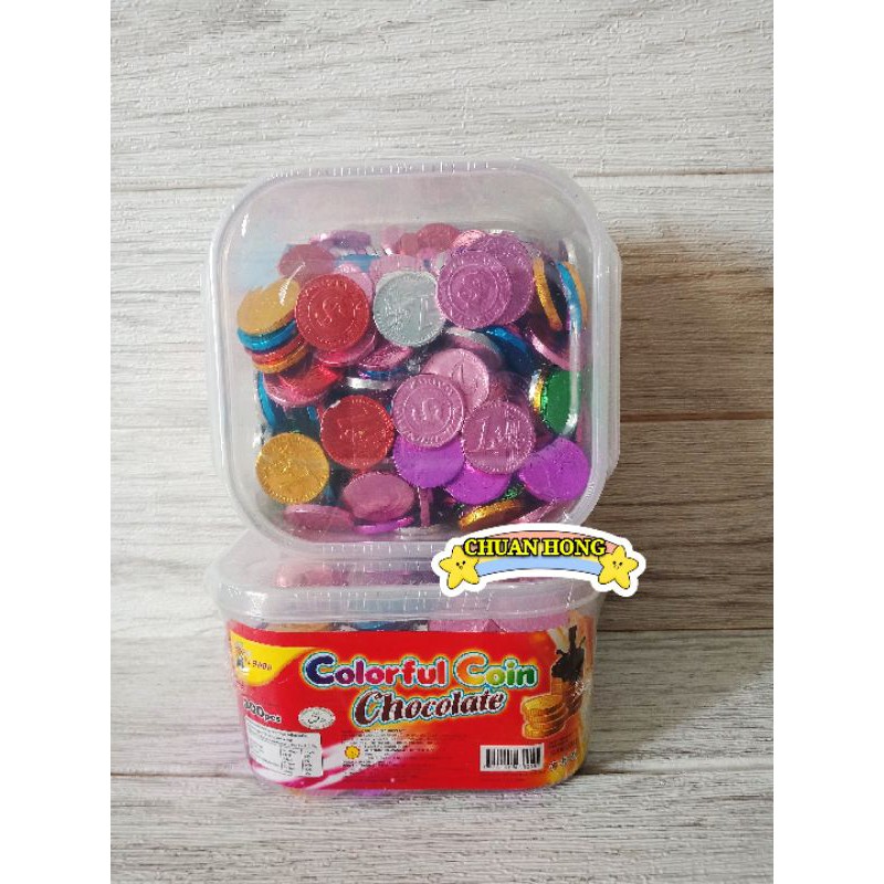 Gold Coin Chocolate 300pcs / Jar | Shopee Malaysia