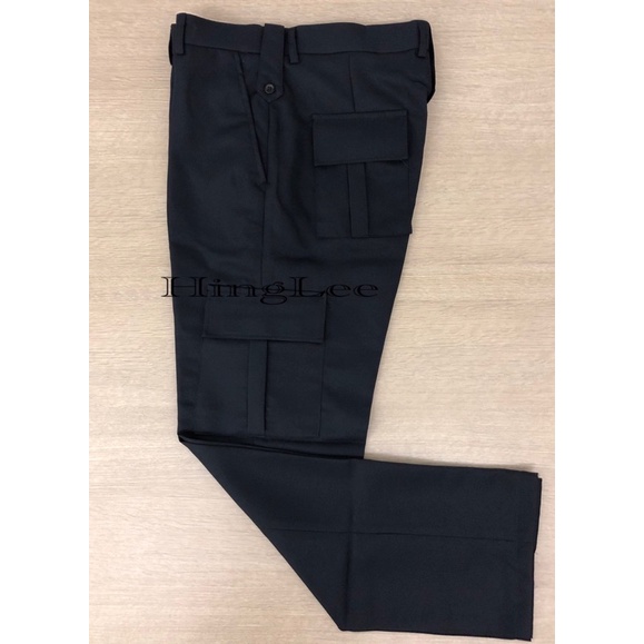 Cargo Pants / Seluar Kerja ( Blue Black /Biru Hitam ) | Shopee Malaysia