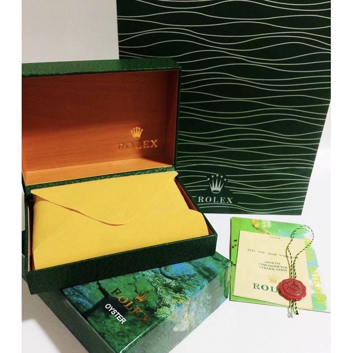 Rolex package box tag manual paper bag complete packaging fashion ...