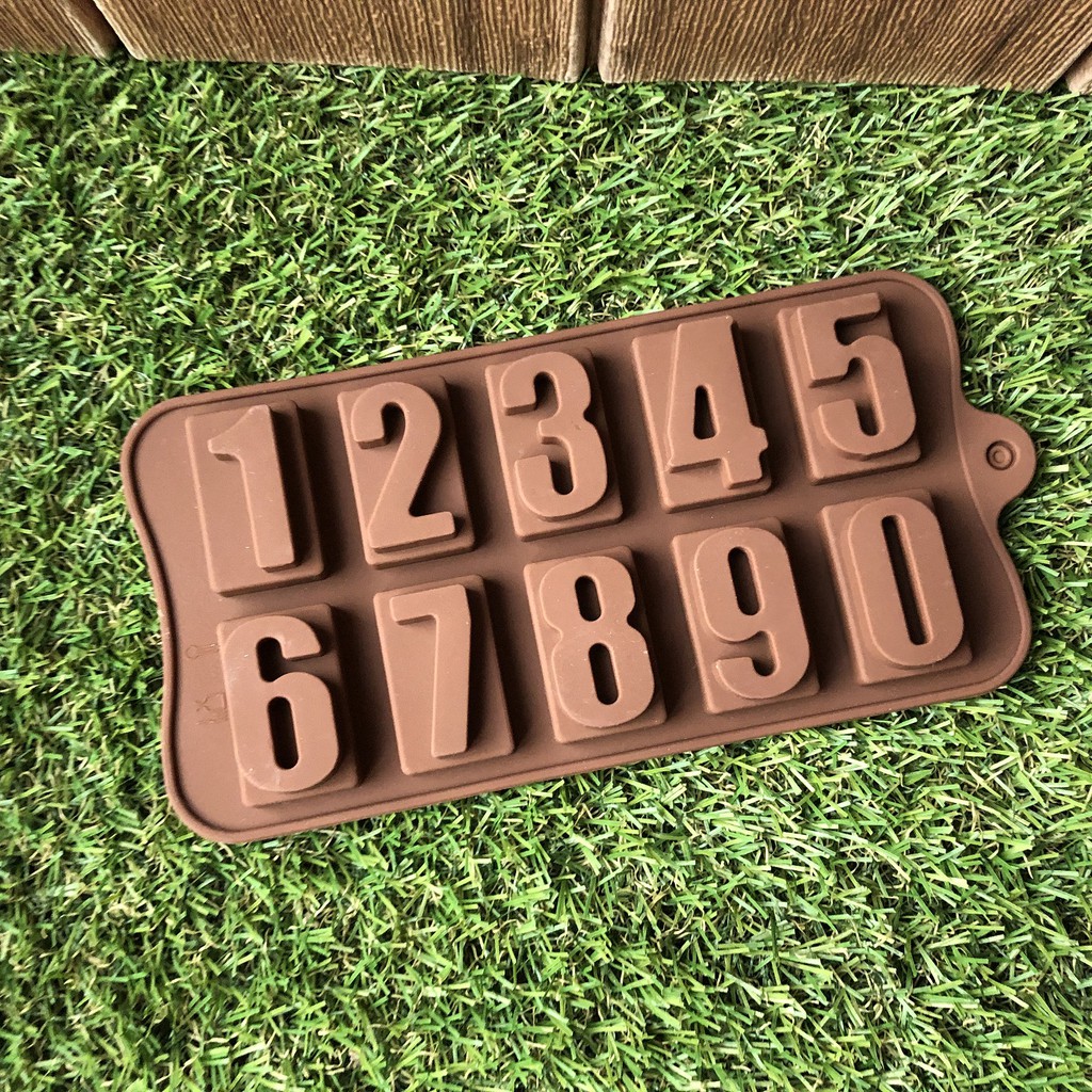 HL-193 BIG Number Silicone Mould / Fondant Silicone Mold 数字硅胶模具 ...