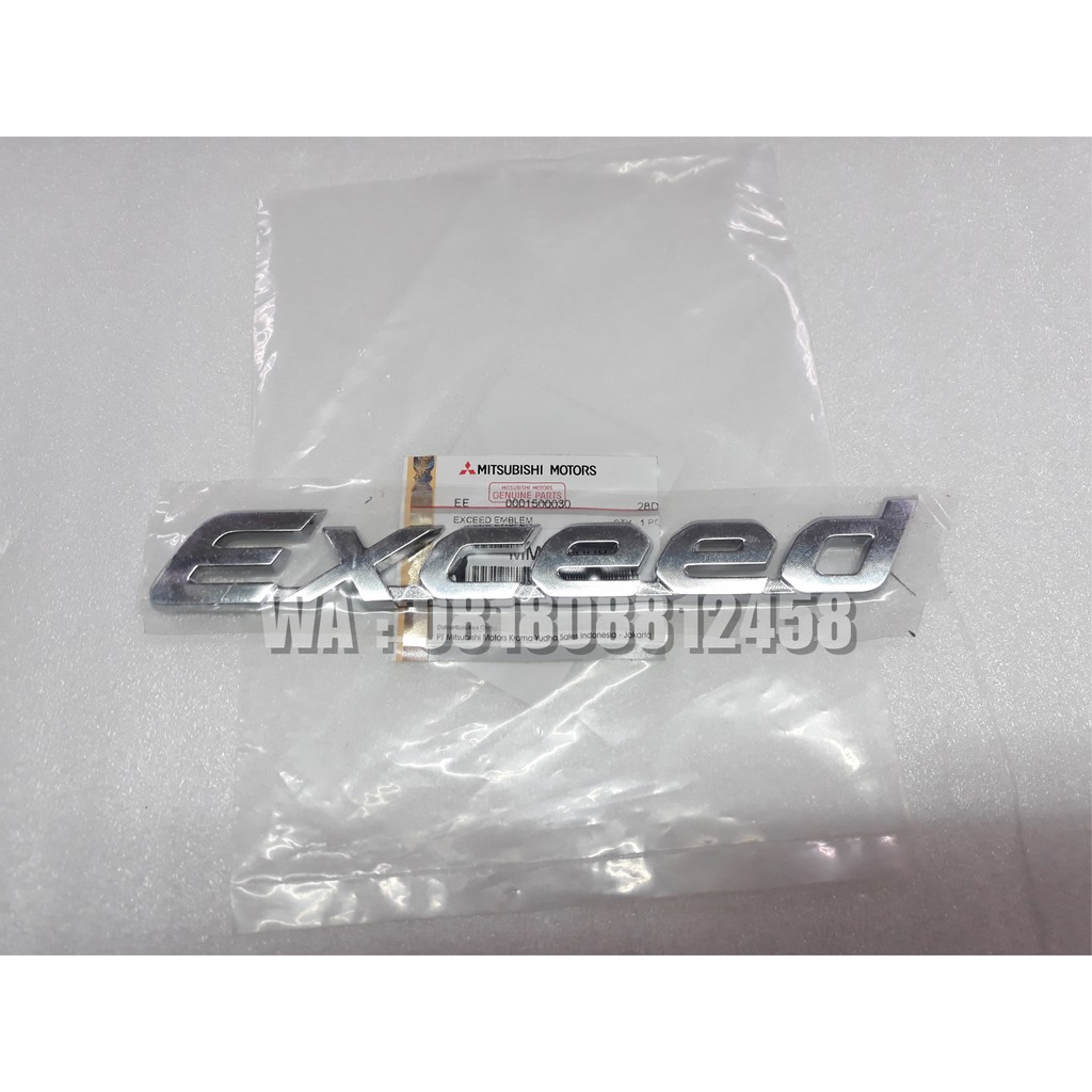 Original Mitsubishi Xpander Expander Exceed Emblem | Shopee Malaysia