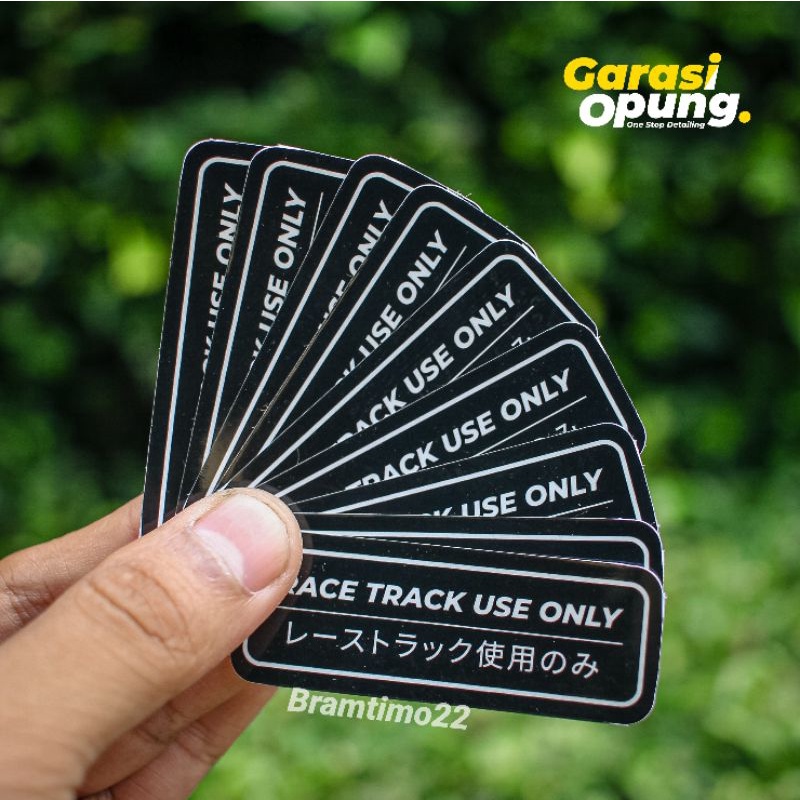 Stickers / Stickers - Race Track Use Only | Shopee Malaysia