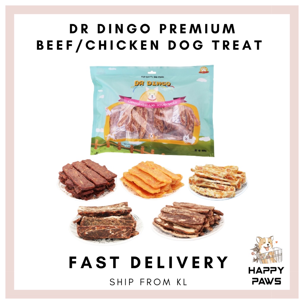 Dr Dingo Premium Dog Snack / Dog Treats 60g 狗狗纯肉风干粒 60g | Shopee Malaysia