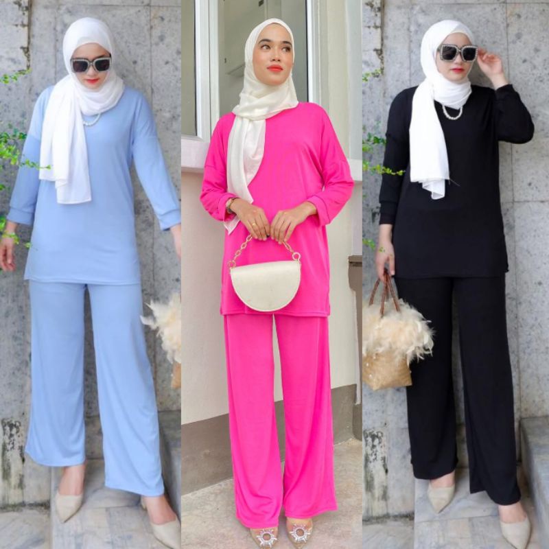 🔥 SET PALAZO BLOUSE VIRAL / SET 2 IN 1 / SET BAJU SELUAR MURAH / SET ...