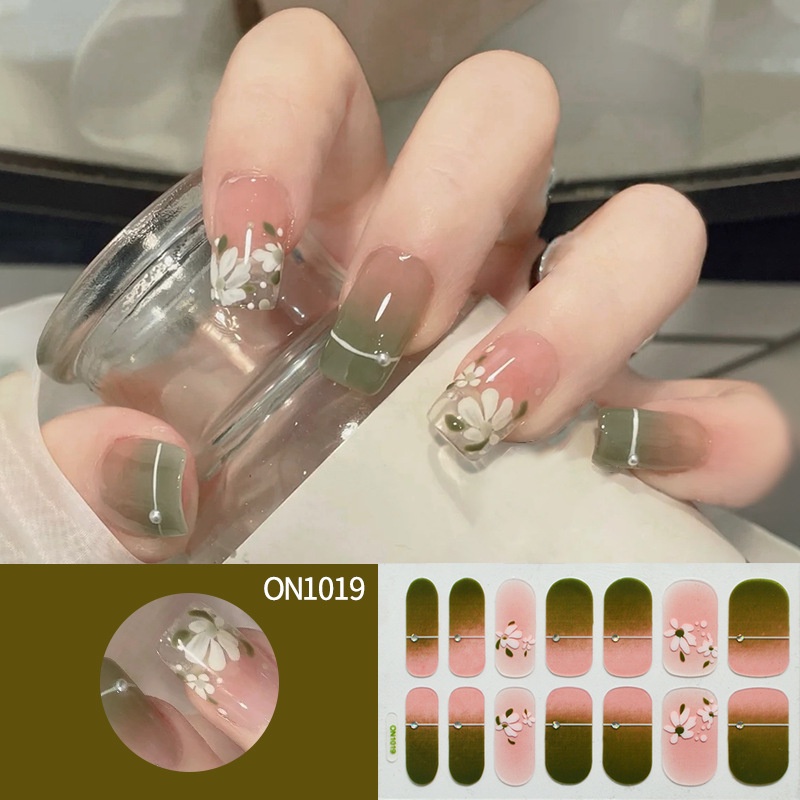 Finger DIY Nail New Sticker 3D Nail Sticker Fashion Toenails Art False ...