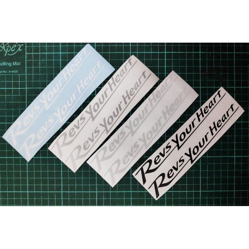 Sticker Revs Your Heart | Shopee Malaysia