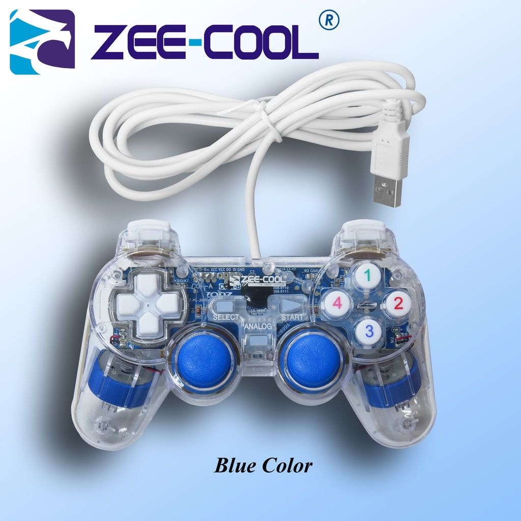 Zee-Cool USB Wired Twin Shock Joystick / Gamepad Controller for PC and ...
