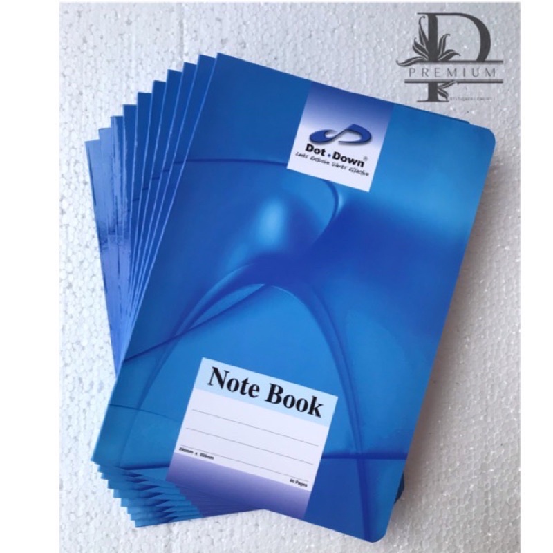 Dot Down DD1104 A4 80P Note Book (5 Bks) / Buku Nota A4 / Buku ...