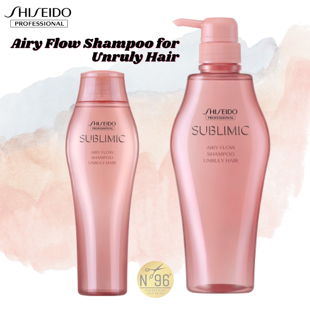SUBLIMIC: AIRY FLOW SHAMPOO for UNRULY Hair 250/500mL by SHISEIDO PROFESSIONAL | Shopee Malaysia