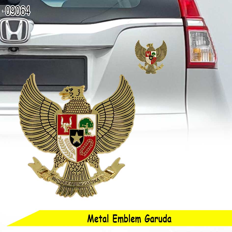 Iron Emblem Garuda Metal Logo Car Body Patch Logo | Shopee Malaysia