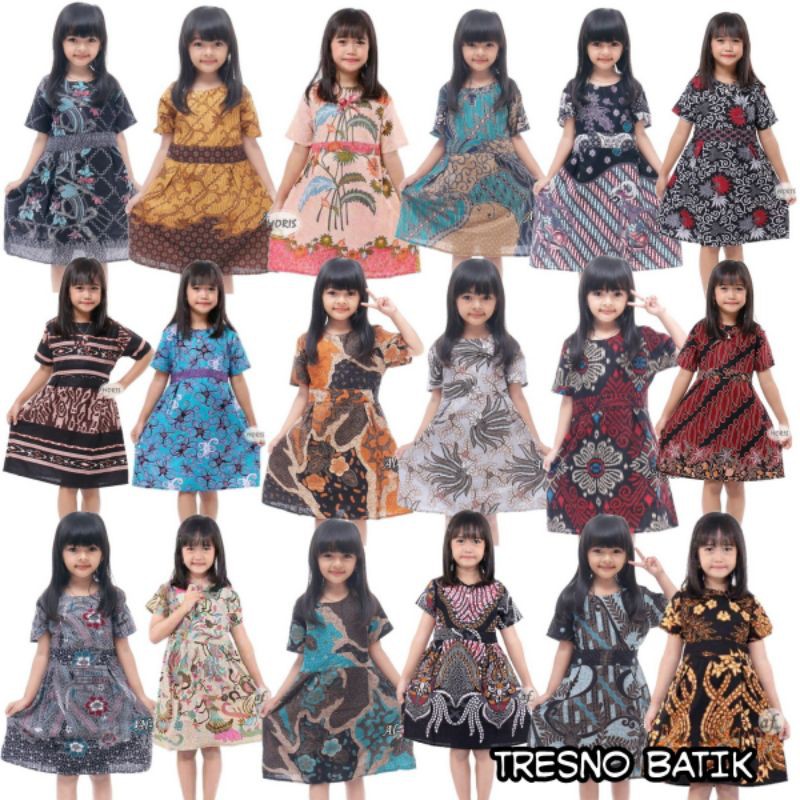 Children's batik Dress 2-10 Years Old - Girls' batik Clothes - Can ...
