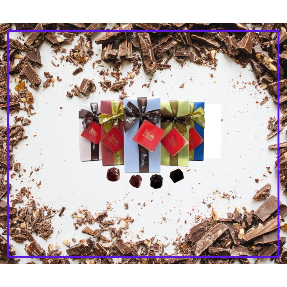 🌟HOT ITEM🌟Alfredo Hazelnut Dark Chocolate Ribbon Box 225g | Shopee Malaysia