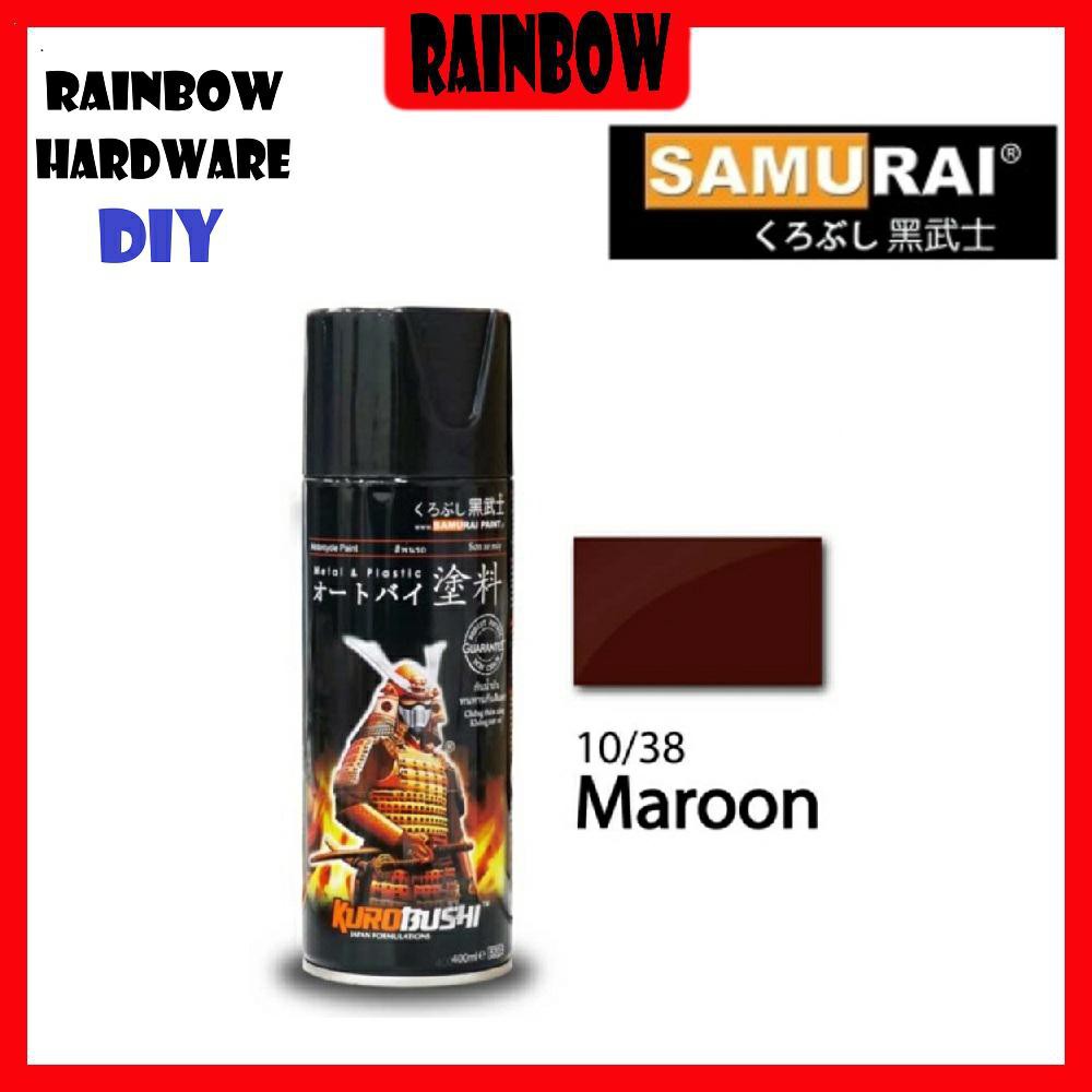 SAMURAI 10# AEROSOL SPRAY PAINT MAROON - 400ML (SABAH DAN SARAWAK TIDAK ...