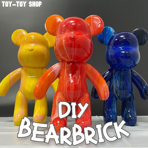 DIY Fluid Bearbrick Handmade Violent Bear DIY Toys 流体熊 | Shopee Malaysia