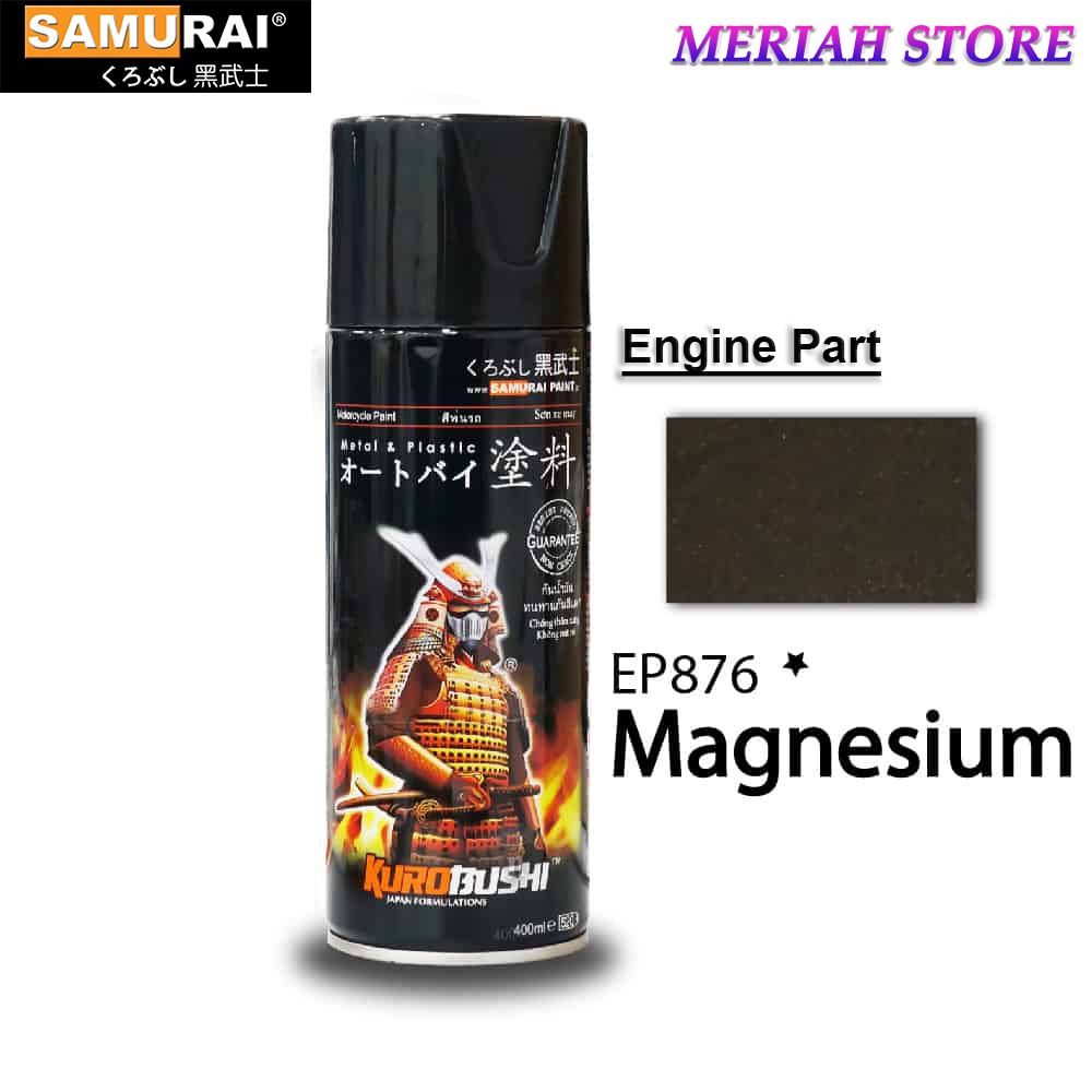 Samurai EP876 Magnesium Engine Part Aerosol Spray Paint 400ml | Shopee ...