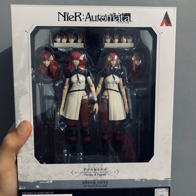 NIER AUTOMATA BRING ARTS (DEVOLA&POPOLA/9S/TRADING WEAPON) | Shopee ...