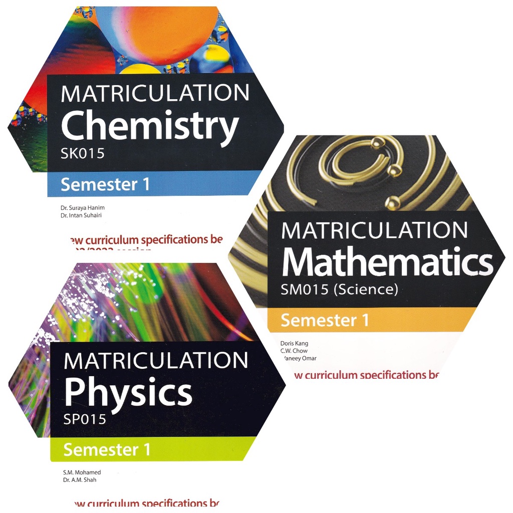 ILMU BAKTI Matriculation Series SEMESTER 1 (2022/2023 Curriculum ...