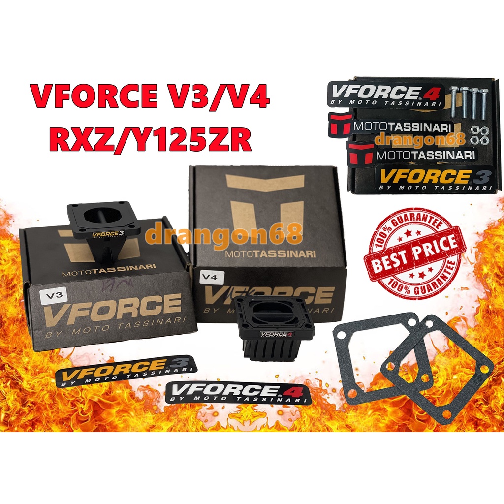 V-FORCE V3/V4 VFORCE V FORCE REED VALVE REED VALVE RACING YAMAHA Y125Z ...