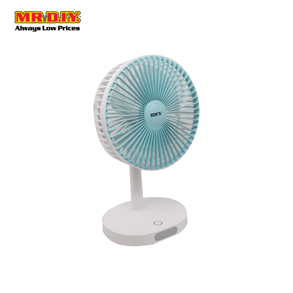(MR.DIY) USB Rechargeable LED Multifunctional Stand Fan (Up to 10 Hours ...