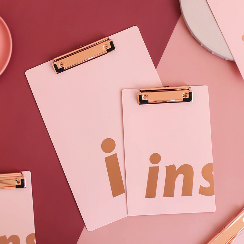 TSDS [1Pc] A4/A5 Pink Ins Style Writing Board Clipboard File Organiser ...
