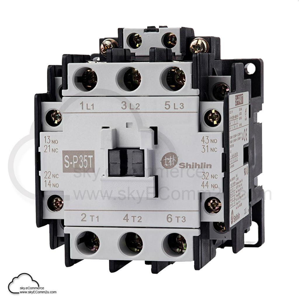 Shihlin Contactor S-P09T S-P11 S-P12T S-P16 S-P21 S-P30T S-P35T AC240V Special Voltage 24 42 48 ...