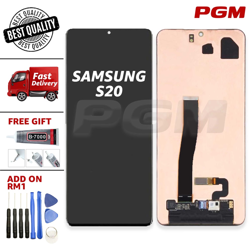 LCD TOUCH SCREEN DIGITIZER COMPATIBLE WITH ORIGINAL SAM S20 By Premium ...