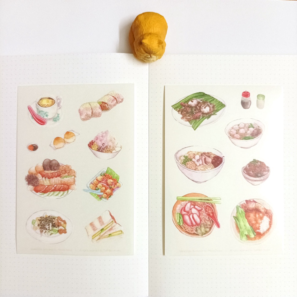 Mi food court Sticker - Penang branch - Malaysia food sticker ...