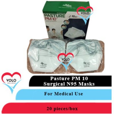 Pasture PM10 Surgical N95 Masks (For Medical Use) - 1 box (20 pieces ...