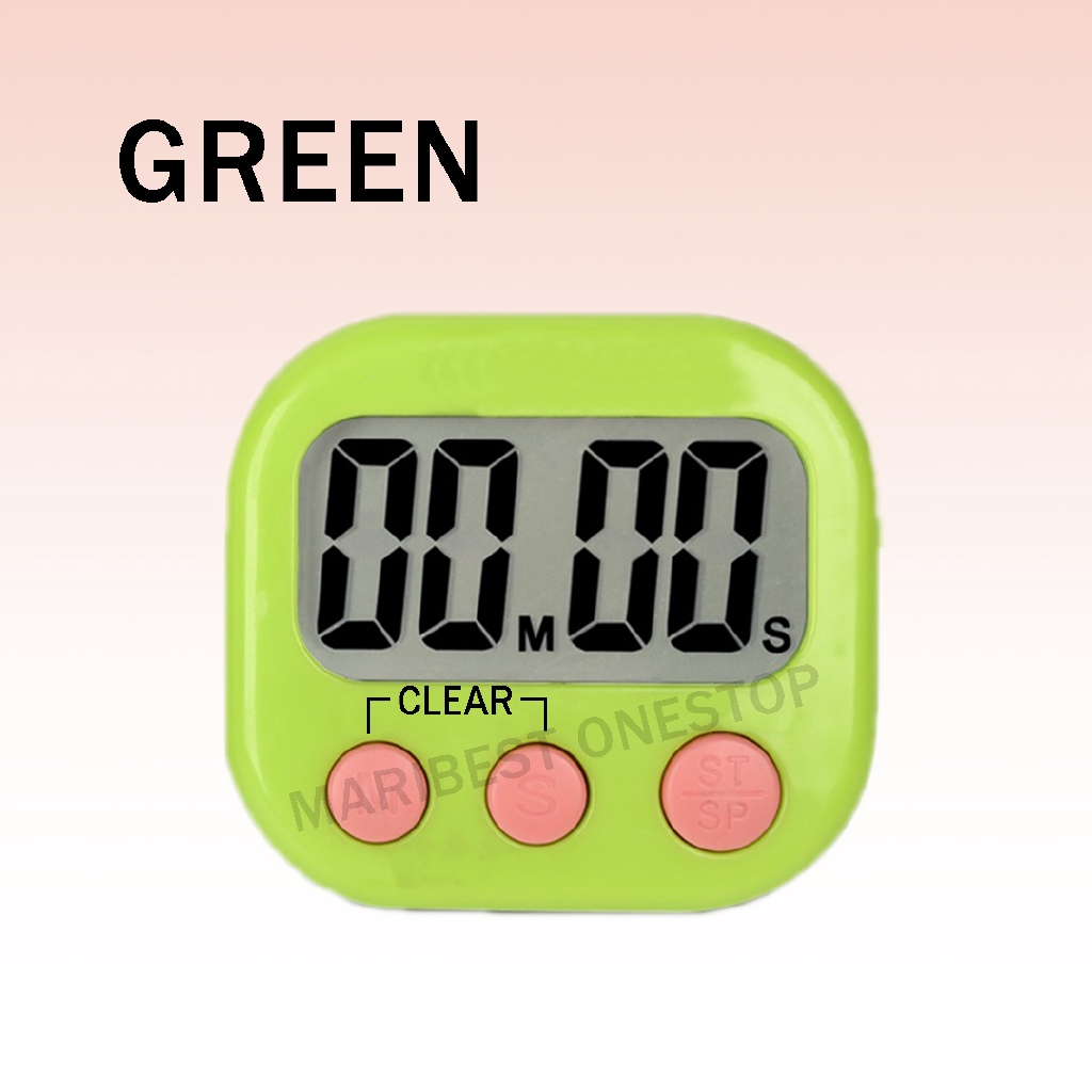 KITCHEN TIMER ELECTRONIC MAGNETIC DIGITAL COOKING TIMER STOPWATCH ...