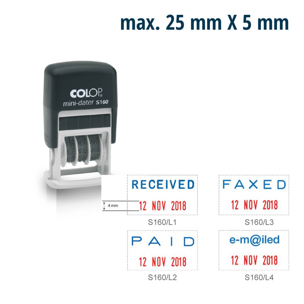 COLOP S160 DATER SELF INK | Shopee Malaysia