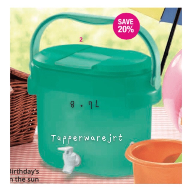 Tupperware Outdoor Cooler 8.7L | Shopee Malaysia