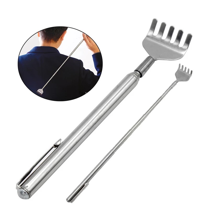 Silver Premium Quality Stainless Steel Telescopic Adjustable Back ...