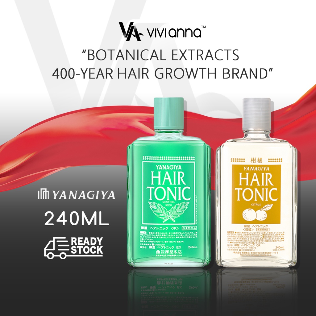 🟦PAYDAY SALE🟧Yanagiya Hair Tonic 240ML Japan Yanagiya Tonik Rambut ...
