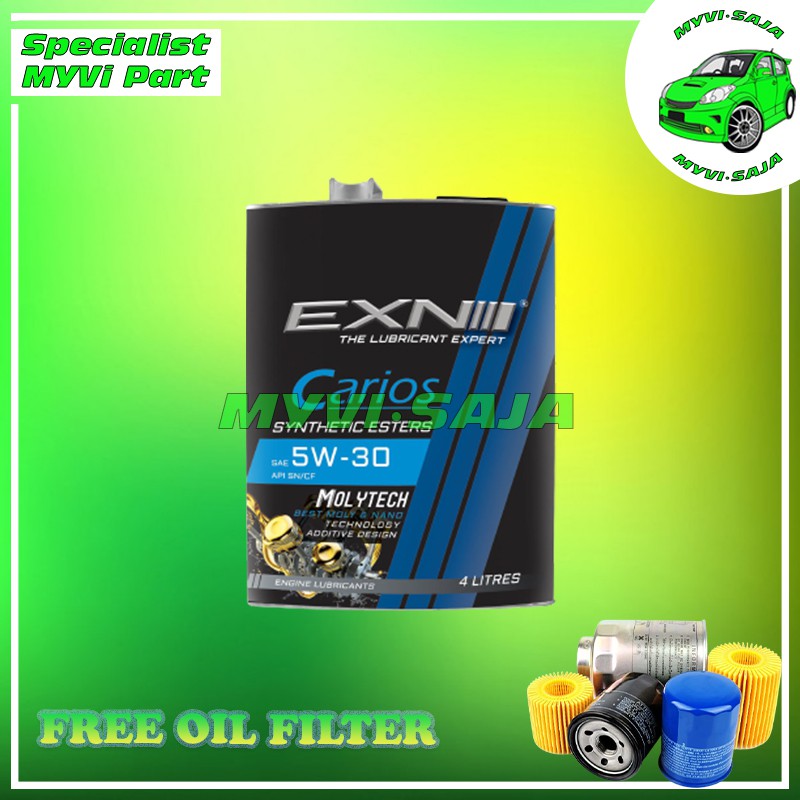 +Combo Oil Filter+ EXN CARIOS SAE 10W40 SEMI SYNTHETIC 4L MOLYTECH ...