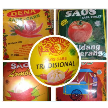 SAOS TOMAT SAOS LOMBOK SAOS DENA ABANG BAKSO SAOS CABE SOS | Shopee ...