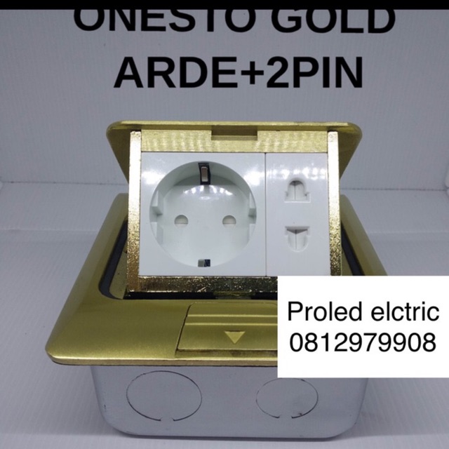 Gold cover floor socket, pop up floor socket | Shopee Malaysia